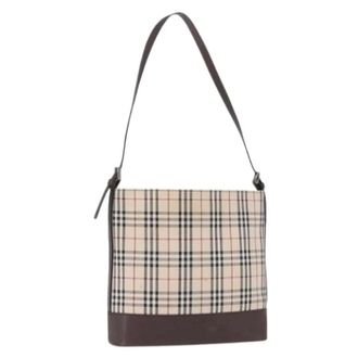 Burberry Sac port&eacute; &eacute;paule Pre-owned - Femme - Pre-owned - Beige - Taille: ONE Size