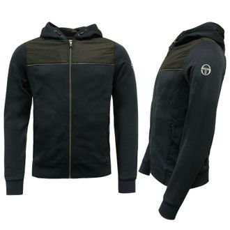 Sergio Tacchini Iraklen Zip Up Mens Track Top Jacke Navy 37680 210 A113E