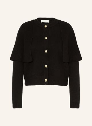 BA&SH Ba&Sh Strickjacke Peggy Mit Volants schwarz