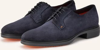 Santoni Schn&uuml;rer Easy Revlo blau