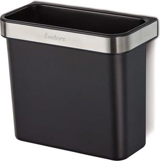 Enders Grill Mags Abfallbehälter, schwarz/edelstahlfarben