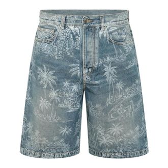Amiri Homme, Shorts, Bleu, Taille: W32 Chateau Palms Denim Short