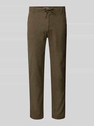 Selected Slim Tapered Fit Hose mit Leinen-Anteil Modell BRODY