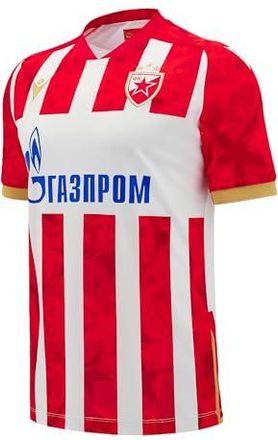 Macron Maillot Domicile &eacute;toile Rouge Belgrade 24 25 RSB Home T-Shirt Serbie XL