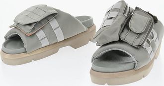 sacai Slides aus Nylon mit Utility-Design Sacai