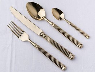 Green Gate Besteckset - Cutlery Dinner Gold - 4er Set - Edelstahl