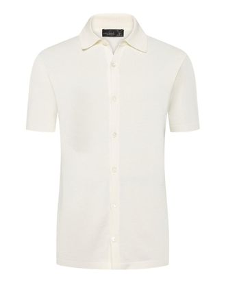 van Laack Leichtes Strick-Kurzarmhemd aus Air Cotton, Regular in