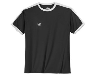 Adamo Rundhalsshirt Adamo &Uuml;bergr&ouml;&szlig;en Funktionsshirt schwarz