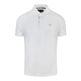 Barbour Polo in Piqu&eacute; - - Tops - Herren - Wei&szlig; - M
