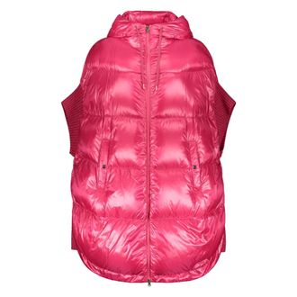 Herno Daunengef&uuml;llte Bodywarmer-Jacke mit Strickeins&auml;tzen - - Jackets - Damen - Rosa - XL