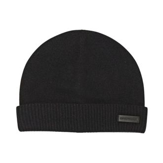 Emporio Armani Kaschmir-M&uuml;tze - - Accessories - Herren - Schwarzk - M