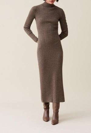 Claudie Pierlot Robe maille col montant