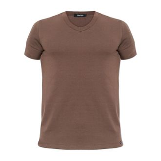 Tom Ford Homme, Tops, Brun, Taille: XS T-shirt Sous-v&ecirc;tement