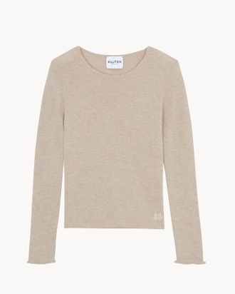 Kujten Pull cachemire uni femme - Pull Karli