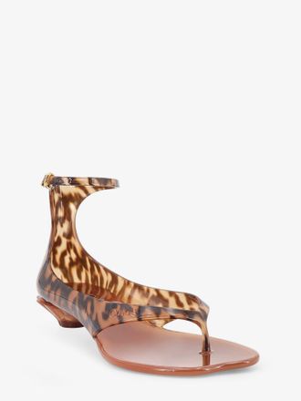 Chlo&eacute; Womens Sandals Jelly Tpu Animal Print Multicolour