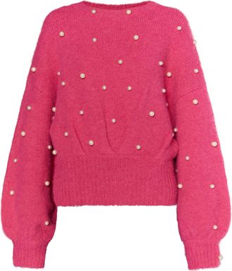 Faina Strickpullover Damen Rosa