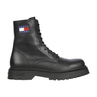Tommy Jeans Schwarze Schn&uuml;rstiefeletten f&uuml;r Herren - - Shoes - Herren - Schwarzk - 41 EU