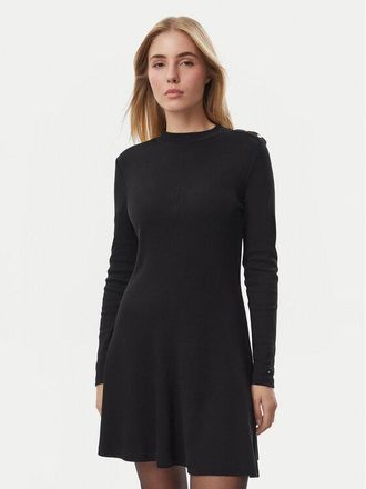 Tommy Hilfiger Kleid f&uuml;r den Alltag WW0WW51726 Schwarz Slim Fit