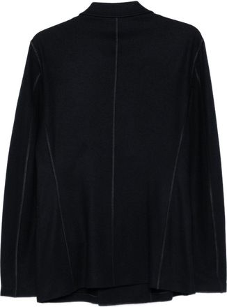 Giorgio Armani Cashmere Double-Breasted Blazer - Black