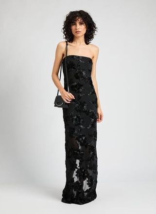 Rotate Robe longue en tulle fleurie