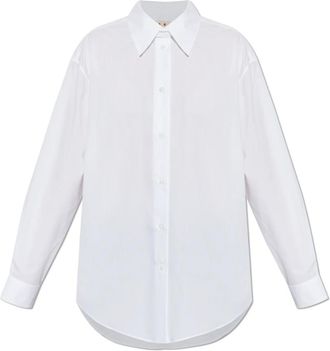 Marni Femme, Blouses et Chemises, Blanc, Taille: 36 FR The Cotton Shirt