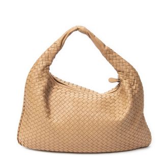 Bottega Veneta Crossbody Bags - Veneta Hobo - Gr. unisize - in Beige - f&uuml;r Damen