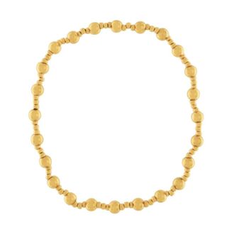 Dansk Copenhagen Passion Wasserdichtes elastisches 2-Kugel-Armband - - Accessories - Damen - Gelb - ONE SIZE
