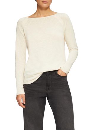 s.Oliver Langarmshirt mit Raglan&auml;rmeln und Flammgarnstruktur