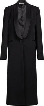 Our Legacy Manteau Supper en laine vierge m&eacute;lang&eacute;e