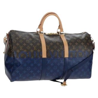 Louis Vuitton Sac Boston Keepall Bandouli&egrave;re 50 Pre-owned - Femme - Pre-owned - Brun - Taille: ONE Size