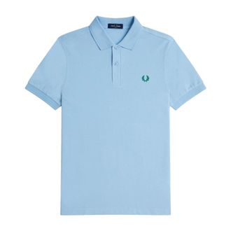 Fred Perry Slim Fit Plain Track Polo - - Tops - Herren - Blau - M