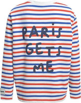 Smith & Soul Sweatshirt mit Aufdruck, gestreift