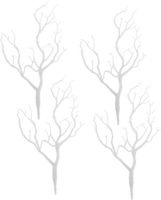 Cabilock 4 Stück Halloween Dekoration AST Geweih Baumzweige Ranke Künstliche Pflanzen Innenzweig Für Dekorationen Echte Künstliche Trockene Zweige Dekore Trock