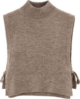 Tuzzi Nero Strickpullover mit Raffung