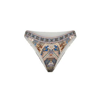 Camilla Gemusterte Bikinihose mit Kristallverzierungen - - Swimwear - Damen - Mehrfarbig - S