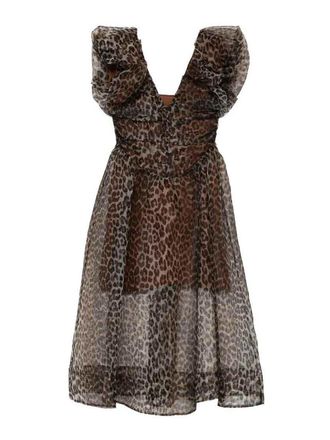 Ganni Maxi Robe - Beige