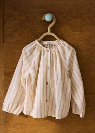 Mango T-shirt de pyjama &agrave;rayures nude - Home - 12-18 mois - MANGO HOME