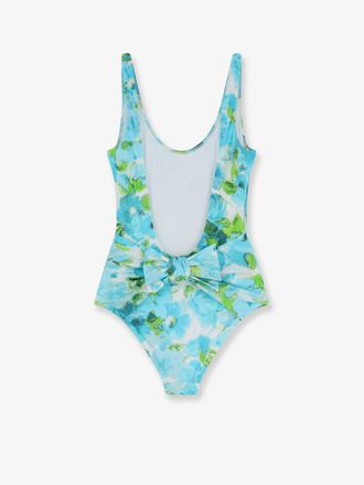 Chlo&eacute; Womens One-Piece Swimsuit Blue Polyamide Swimwear Sea Clothing