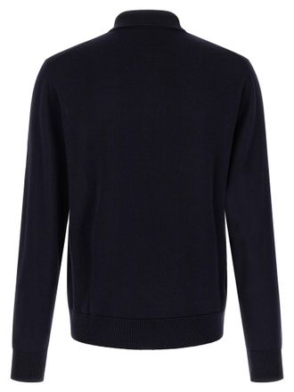 Dolce & Gabbana Virgin Wool Polo Shirt - Navy