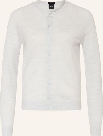 HUGO BOSS Strickjacke Fonami blau