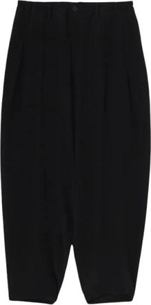 Yohji Yamamoto Homme, Pantalons, Noir, Taille: XL Pantalon large