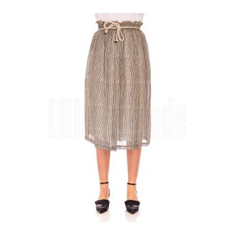 Alpha Studio Jersey Rock - - Skirts - Damen - Beige - L