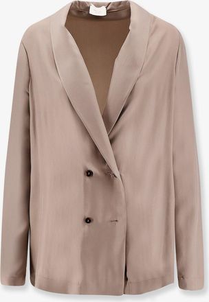 Alysi Double-breasted silk blazer - ALYSI - gender_Woman