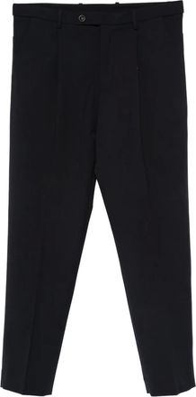 Hosio pantalon &eacute;vas&eacute; &agrave; boutonni&egrave;re - Bleu