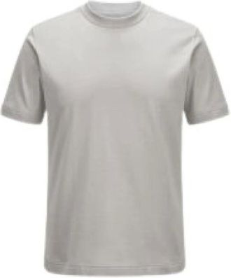 Eleventy T-shirt &agrave; col rond - Homme - Tops - Gris - Taille: L
