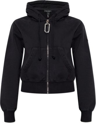 Marc Jacobs Femme, Sweatshirts et sweats &agrave; capuche, Noir, Taille: 38 FR The Sweat &agrave; capuche