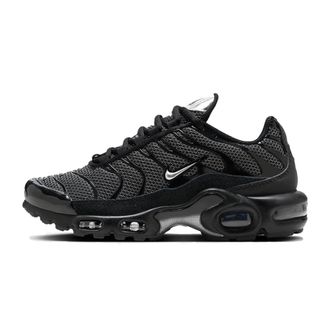 Nike Schwarz Wildleder Silber Air Max Plus - - Sport - Damen - Schwarzk - 38 EU