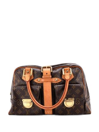 Louis Vuitton sac &agrave; main monogramm&eacute; Manhattan en toile GM - Marron