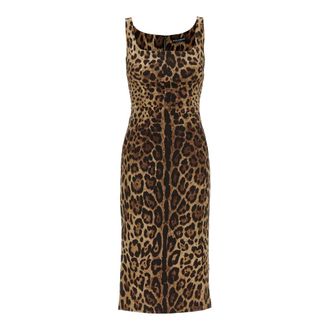 Dolce & Gabbana Femme, Robes, Brun, Taille: 40 FR Robes