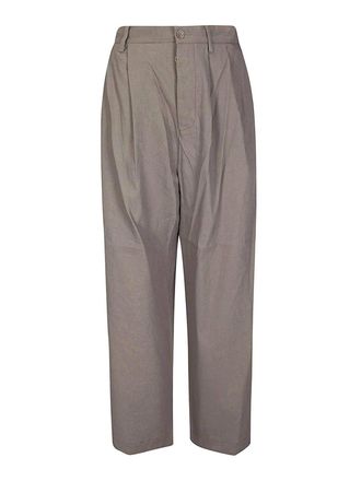 Uma Wang Pantalons D&eacute;contract&eacute;s - Gris Fonc&eacute;